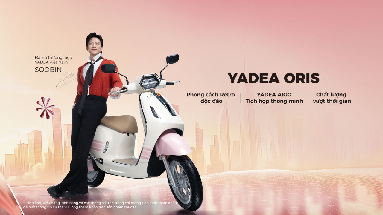 YADEA ORIS x SOOBIN – Phiên bản đặc biệt giới hạn